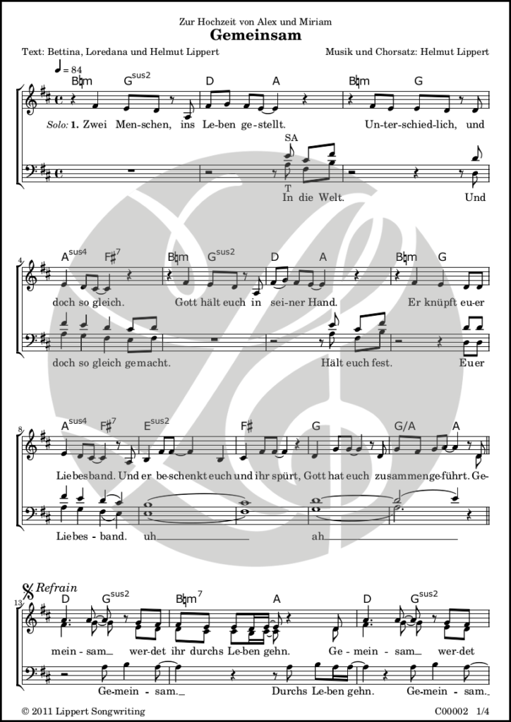 Gemeinsam – Lippert Songwriting
