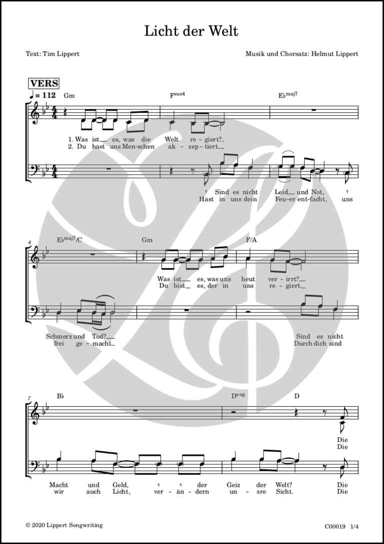 Wann kommt der König? (Weihnachtsmusical für Kinder) – Lippert Songwriting